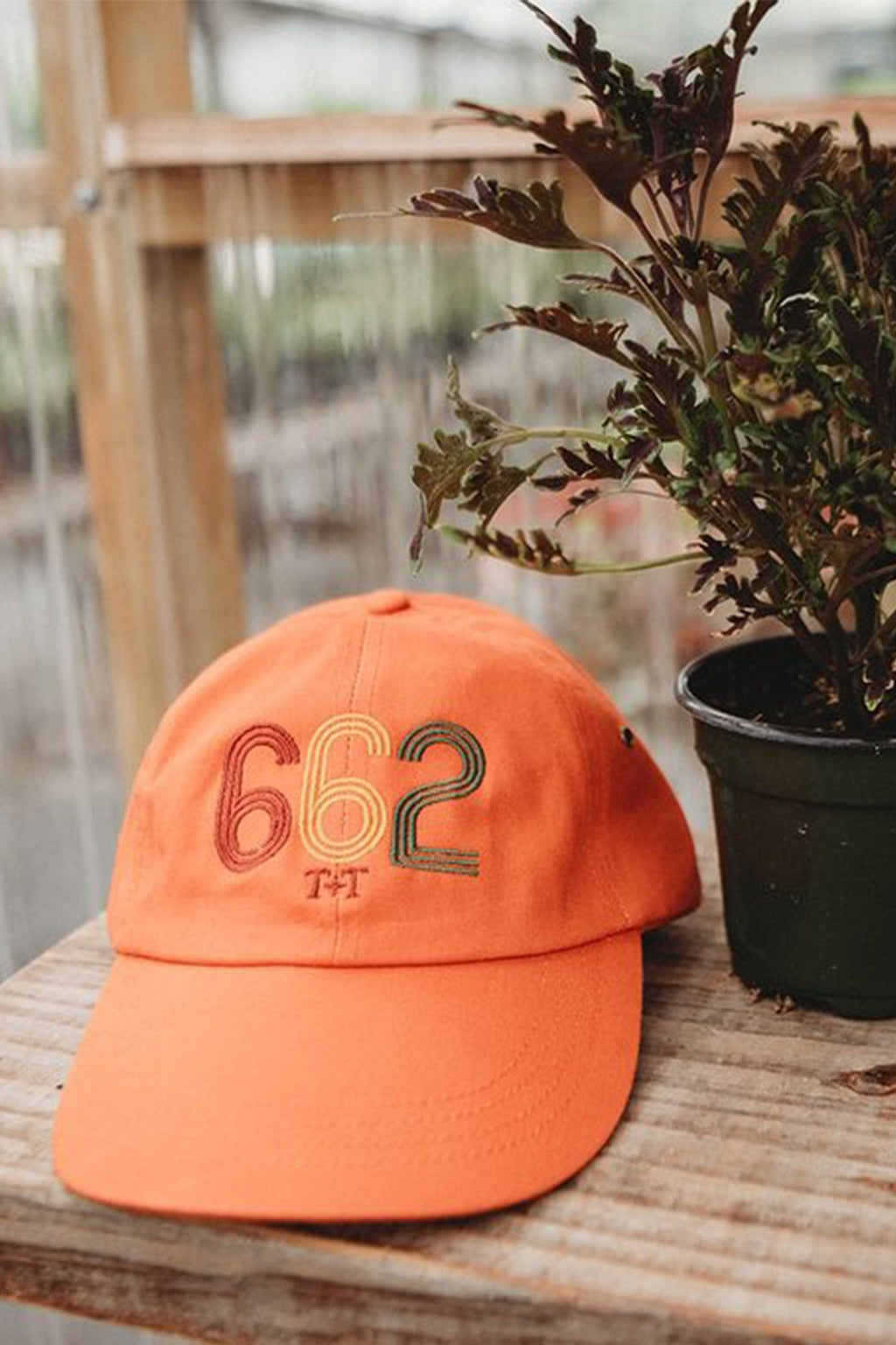 Area Code 662 Orange Hat – Tucked & Threaded